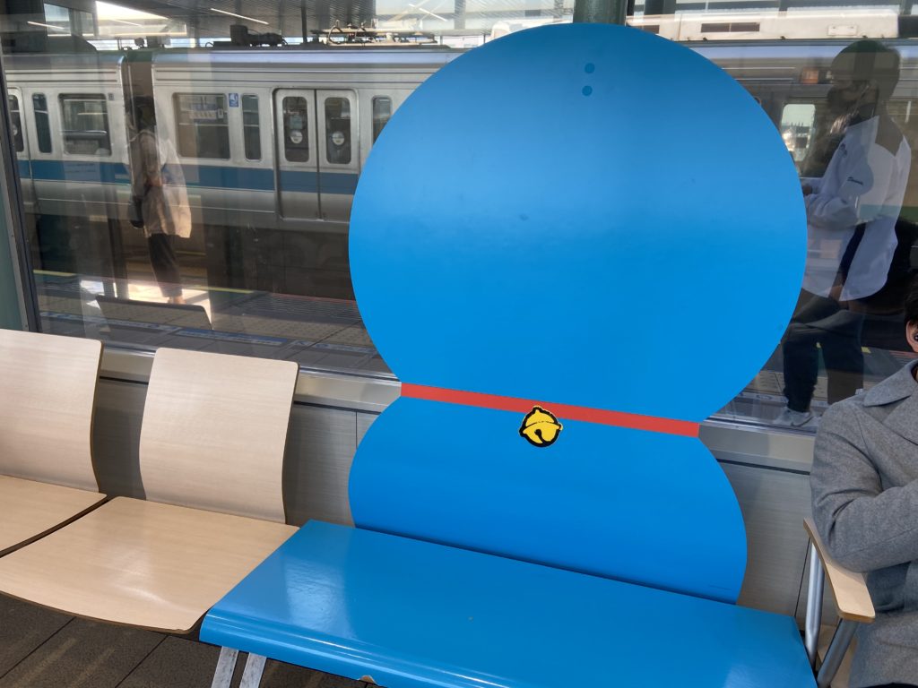 DORAEMON station Noborito in Odakyu line