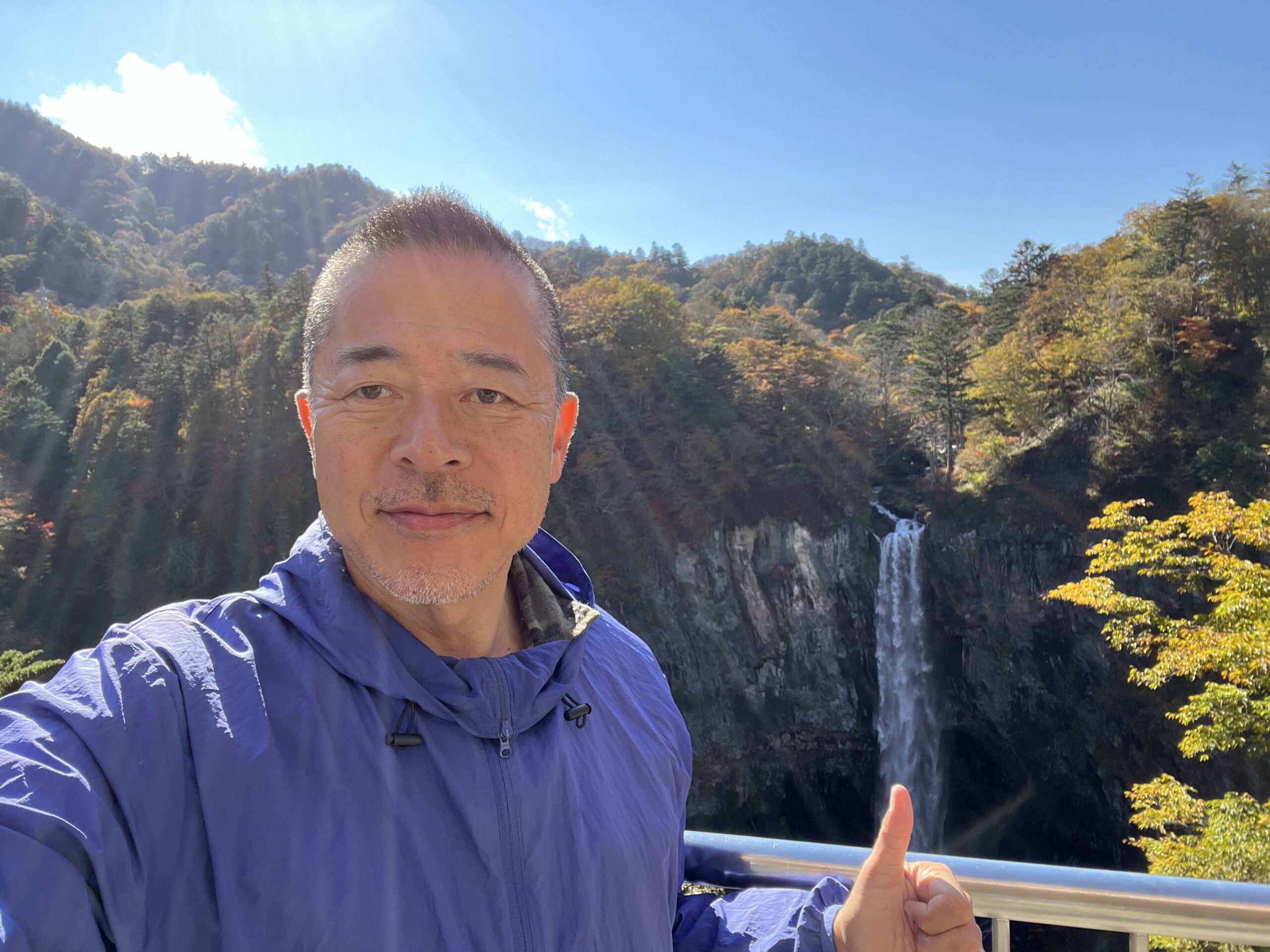 One of the three famous waterfalls in Japan, KEGON waterfall in Nikko ...