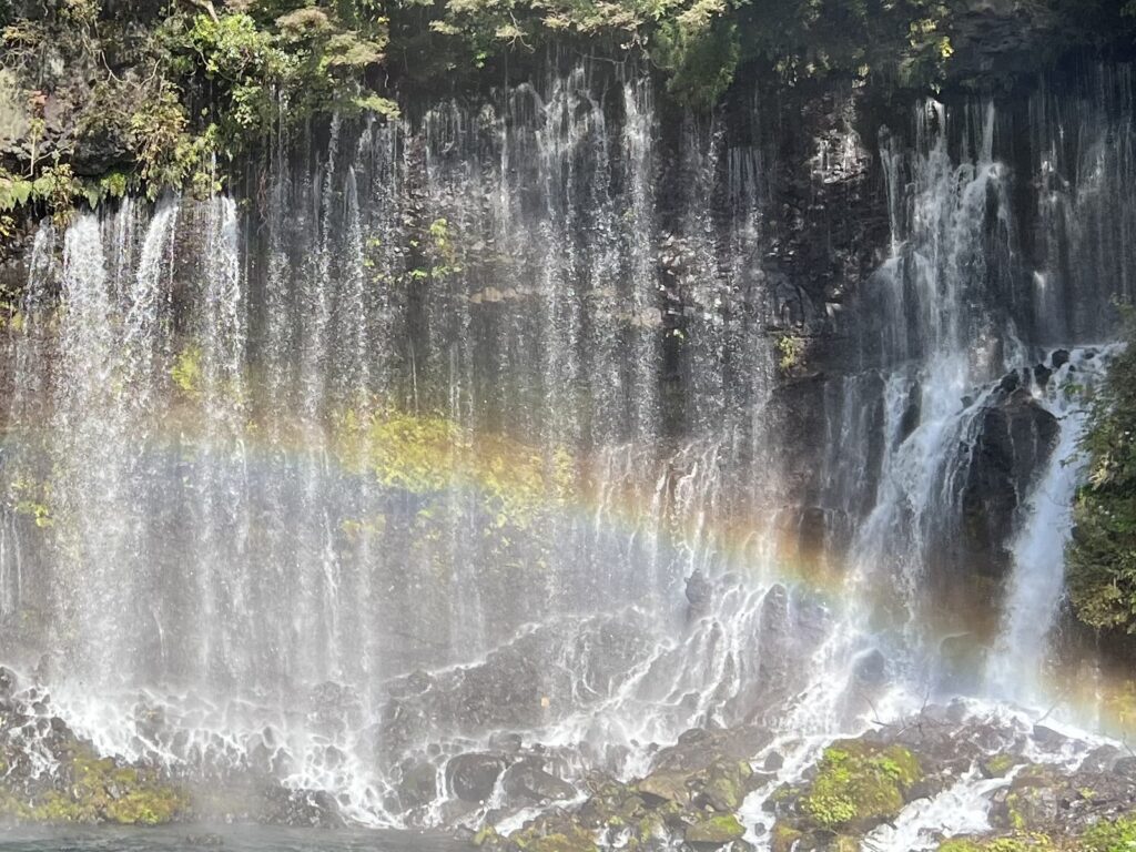Roar of Mt.Fuji ,Rainbow, shiraito waterfall!