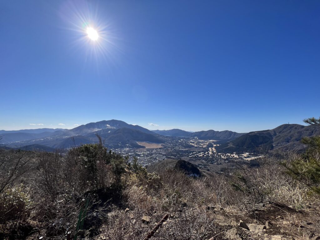 Mt.Kintoki, in between Mt.Fuji and Hakone!