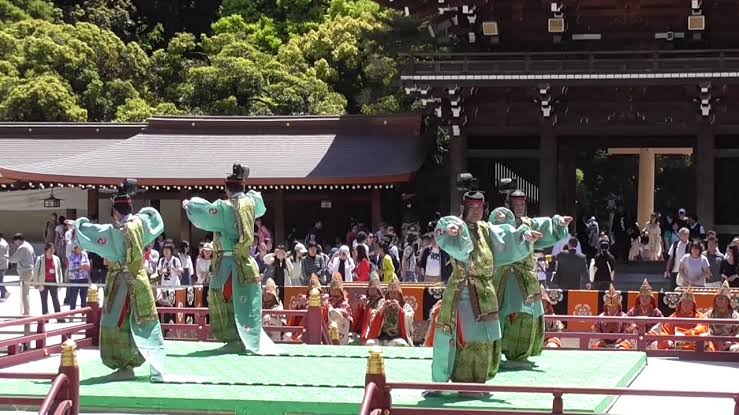 The Budo( traditional Japanese martial arts)performance at Meiji Shrine ...