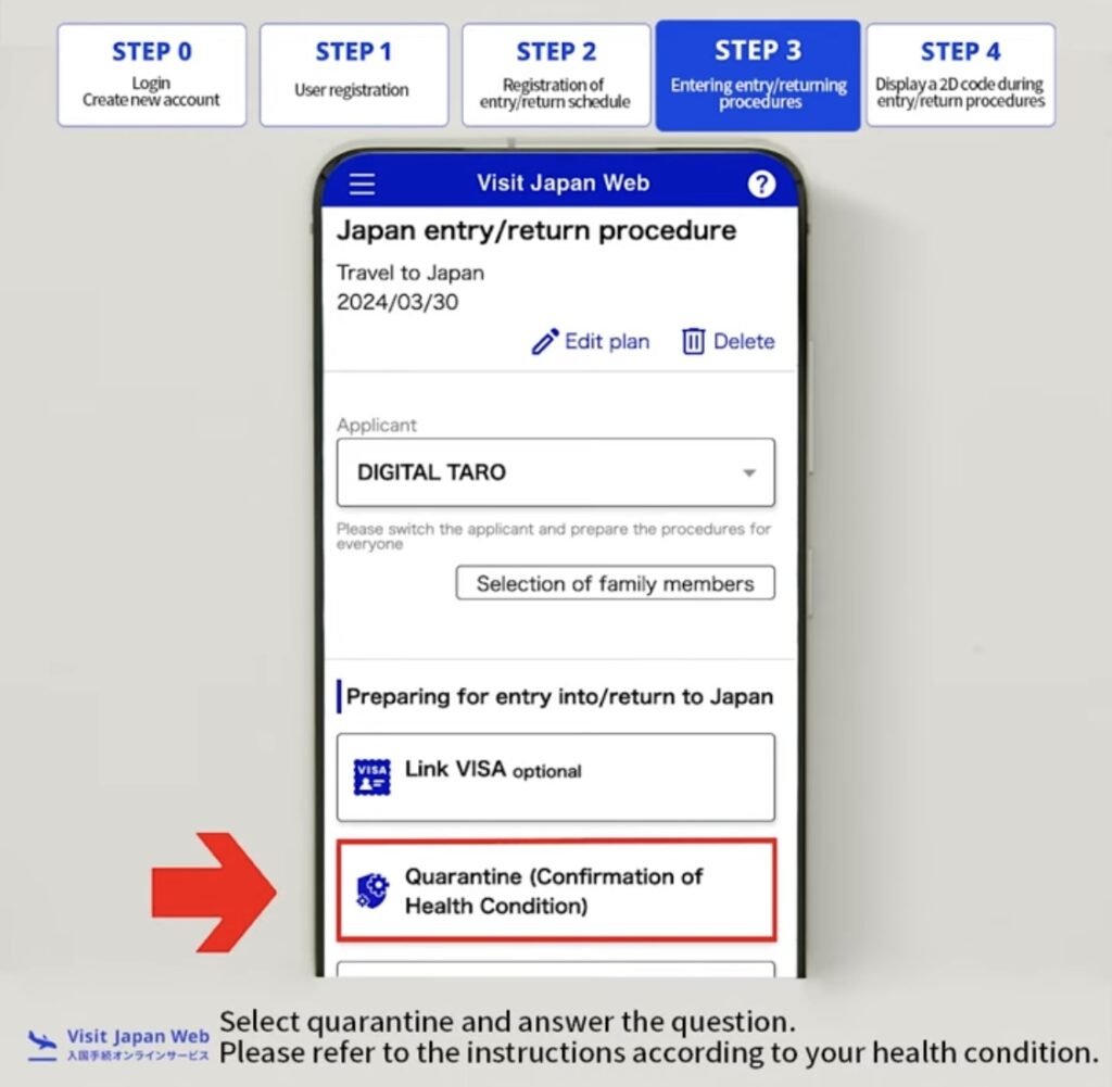 How to fill out Visit Japan Web to enter Japan!!!