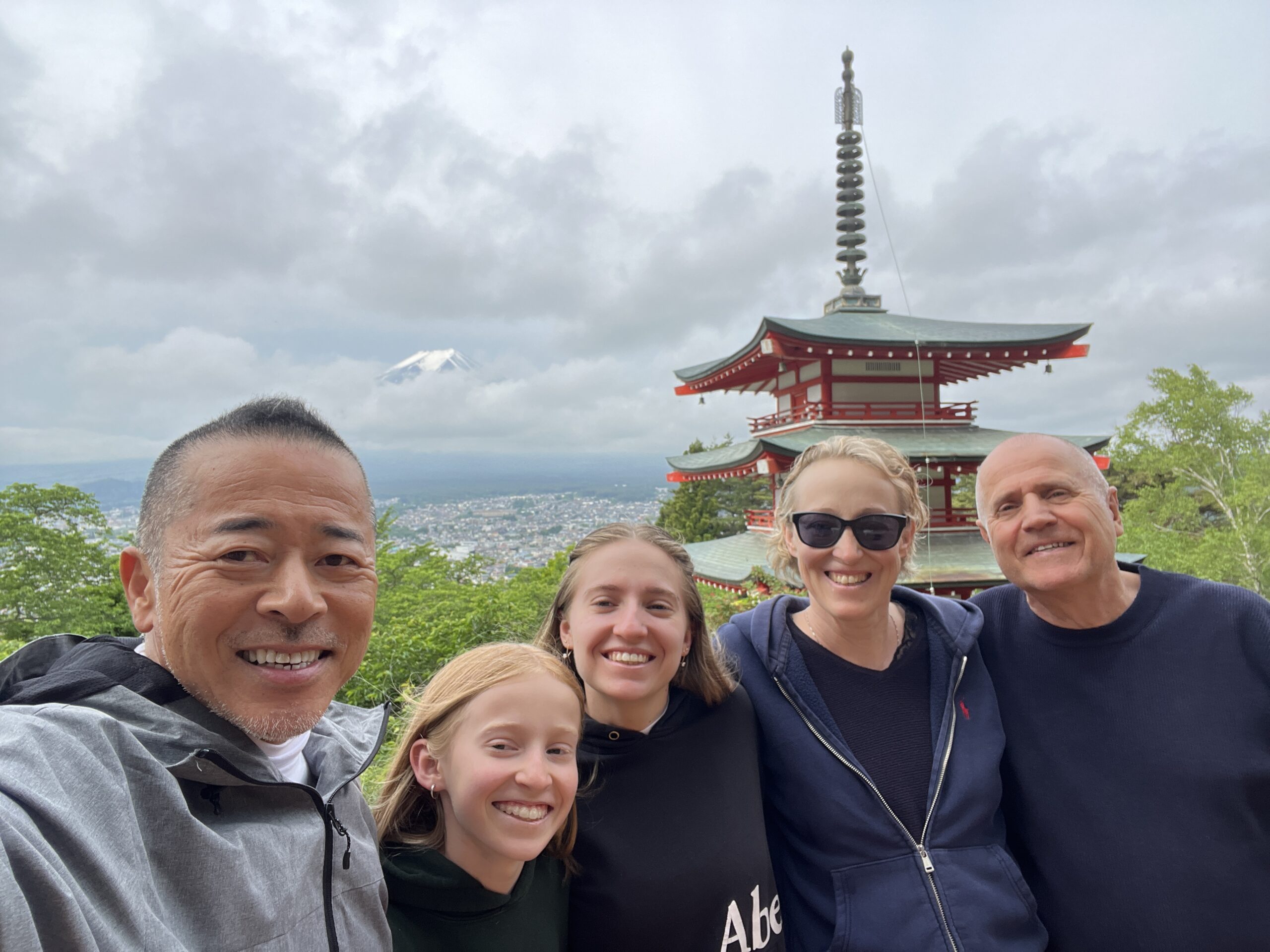 Mt.Fuji, 5storied pagoda, Mt.Fuji 5th station, Komitake shrine and ...