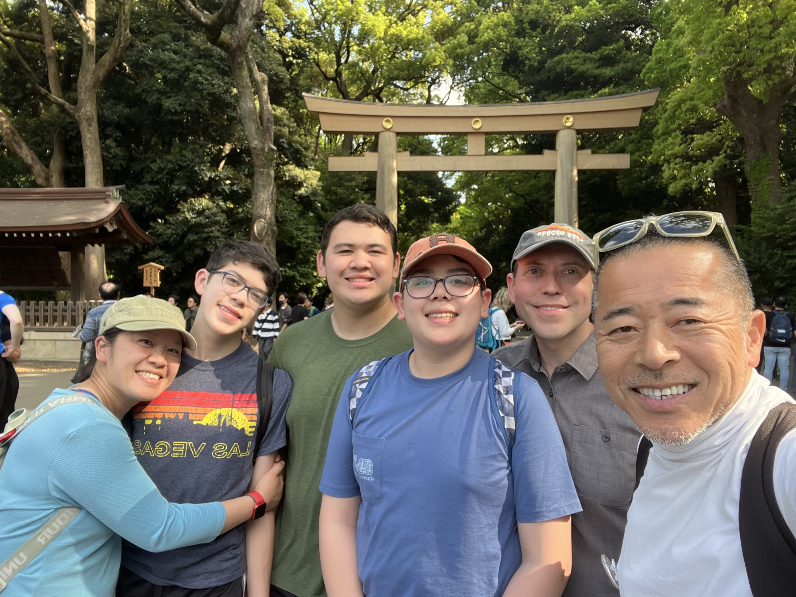 Sumo wrestling morning practice watching, Sensoji temple in Asakusa ...